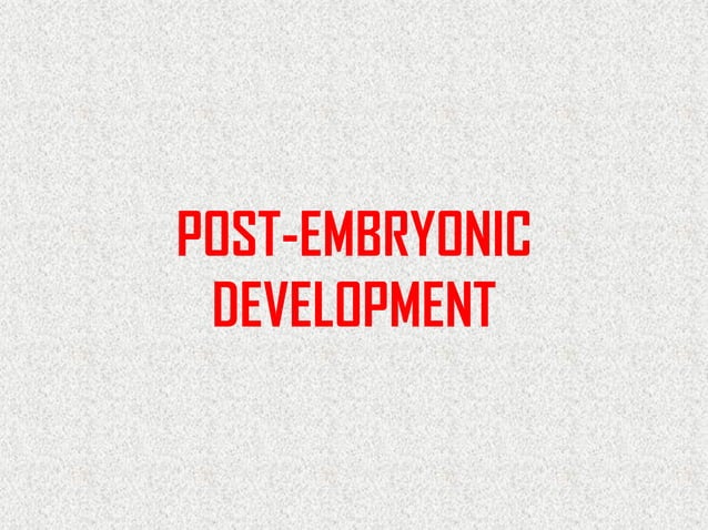 Pra embryonic and post-embryonic development in insect | PDF ...