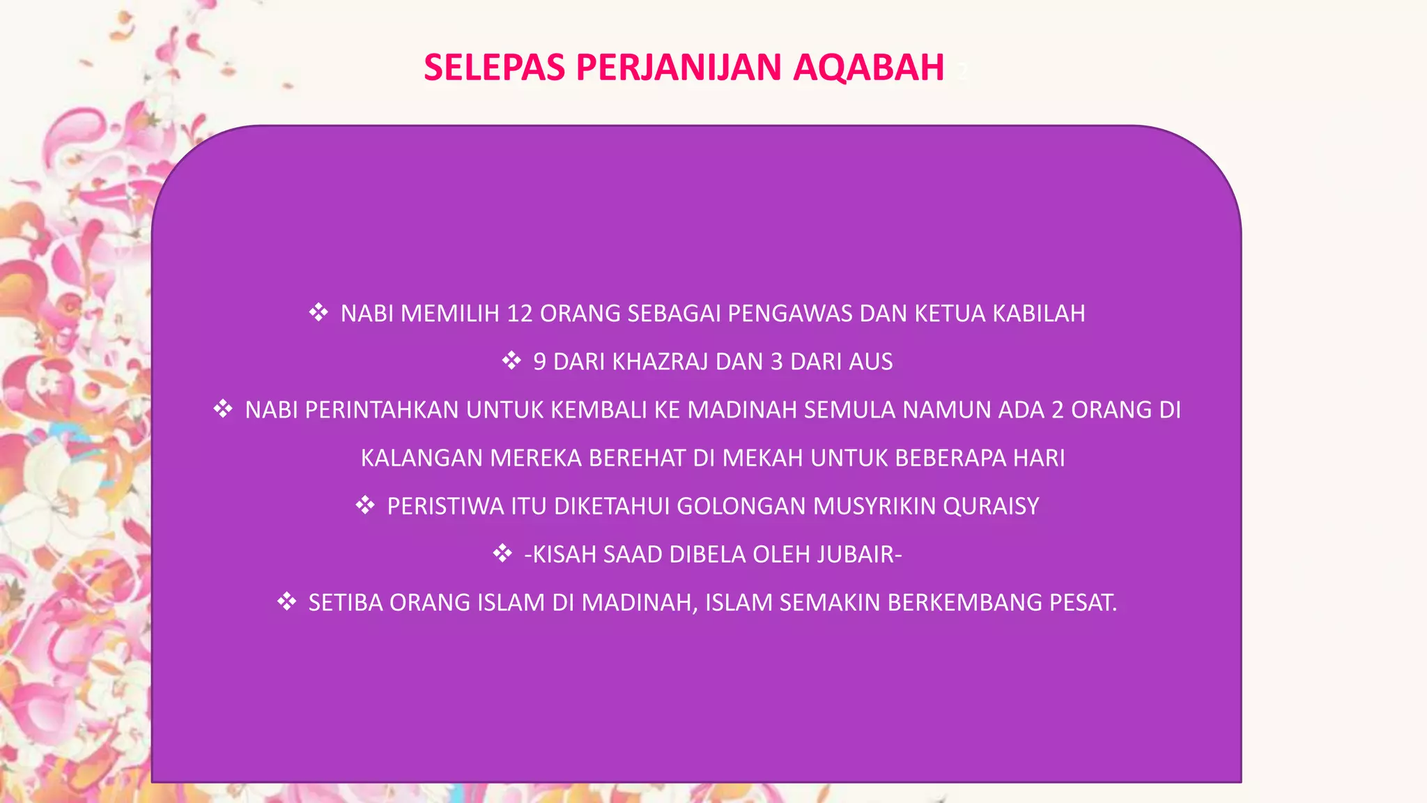Pra hijrah (nuraisyah, najlaa) | PPTX