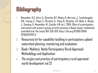 PRA/PLA Technique for Collection of Qualitative Information with ...