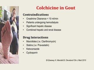 Gout, tophi and kidney disease | PPTX