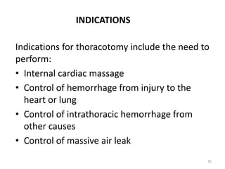 Traumatic chest injury | PPT