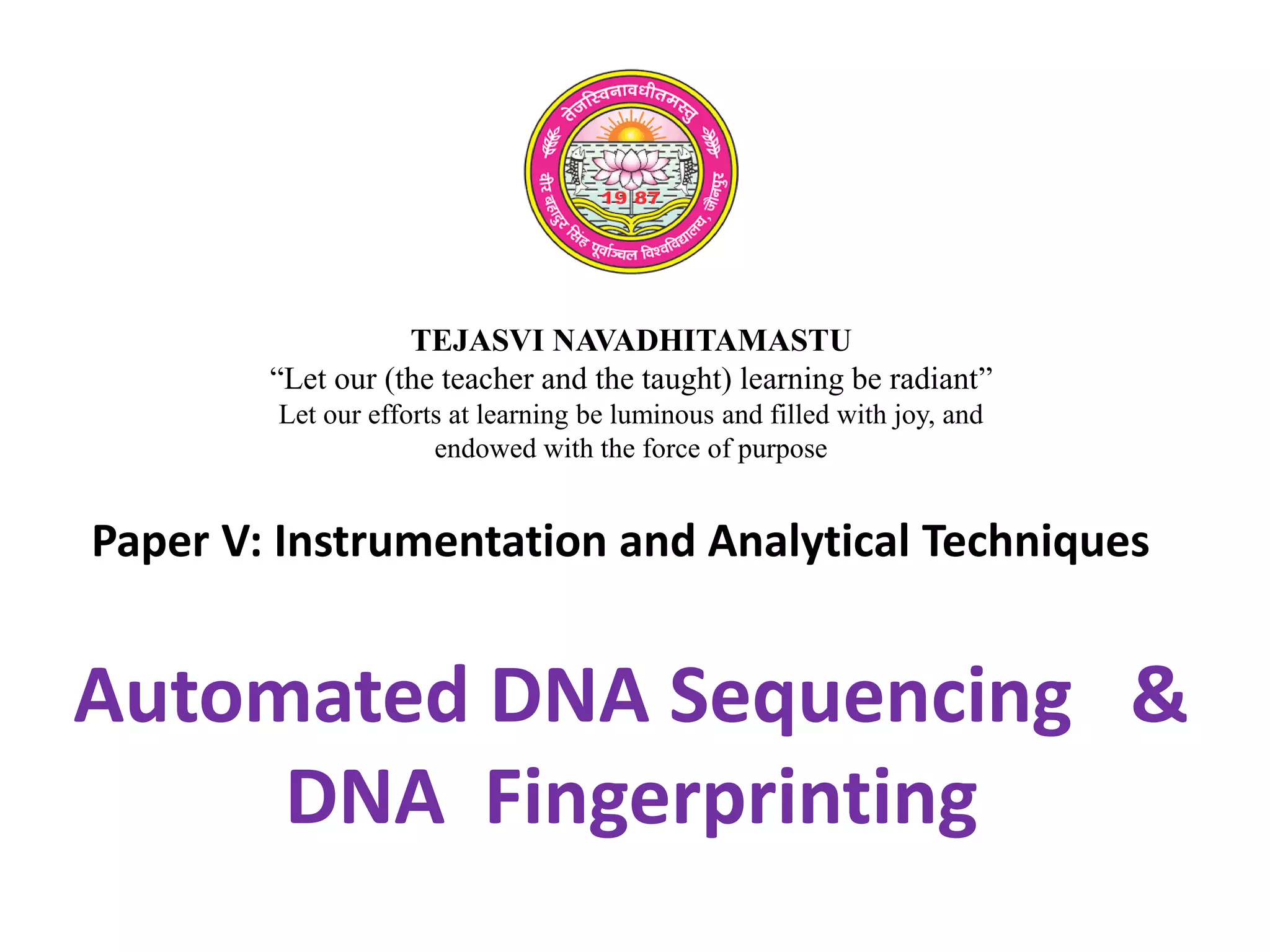 Prabhakar singh ii sem-paper v-automated dna sequencing and dna ...