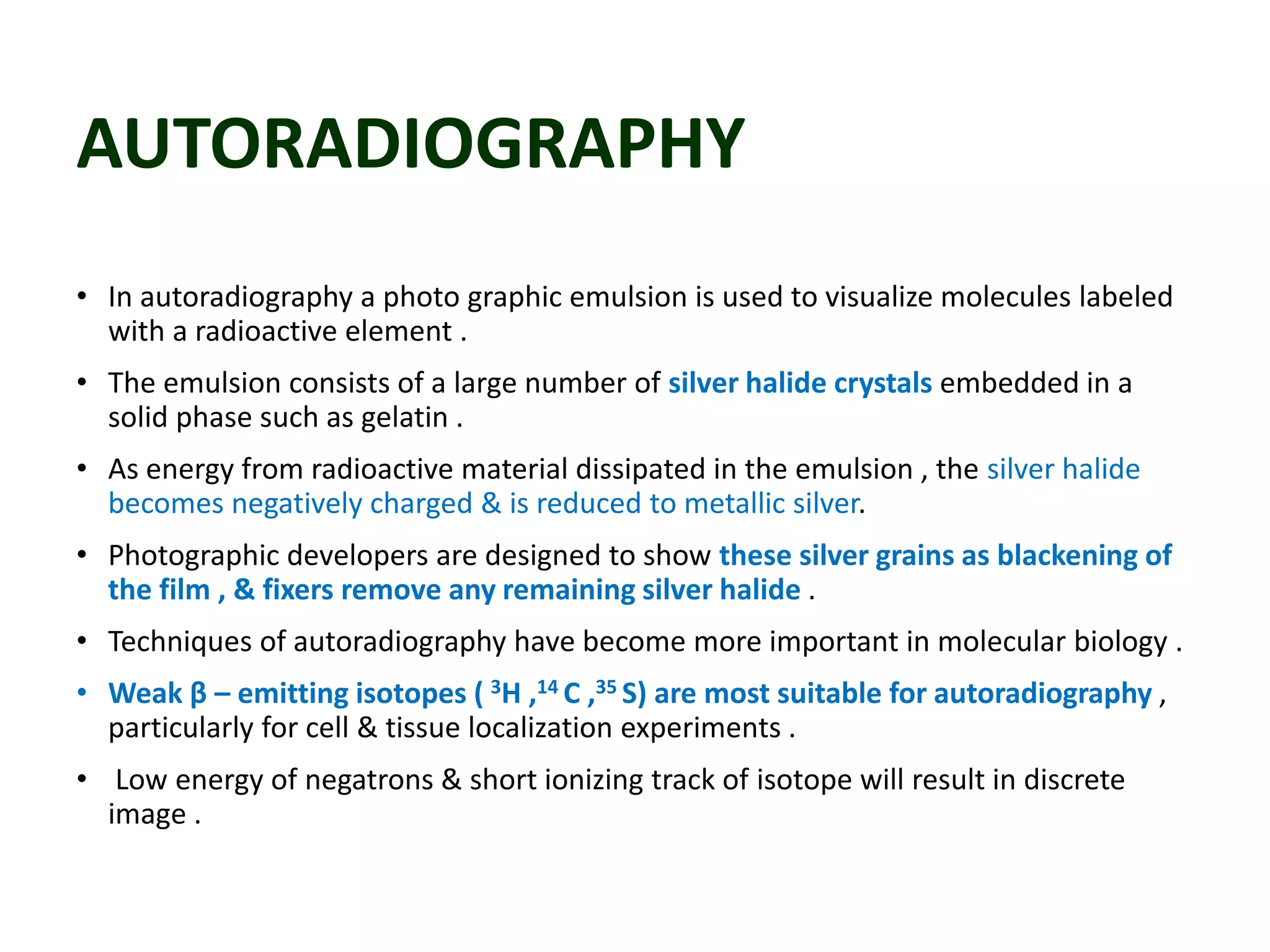 Prabhakar singh ii sem-paper v-autoradiography | PDF