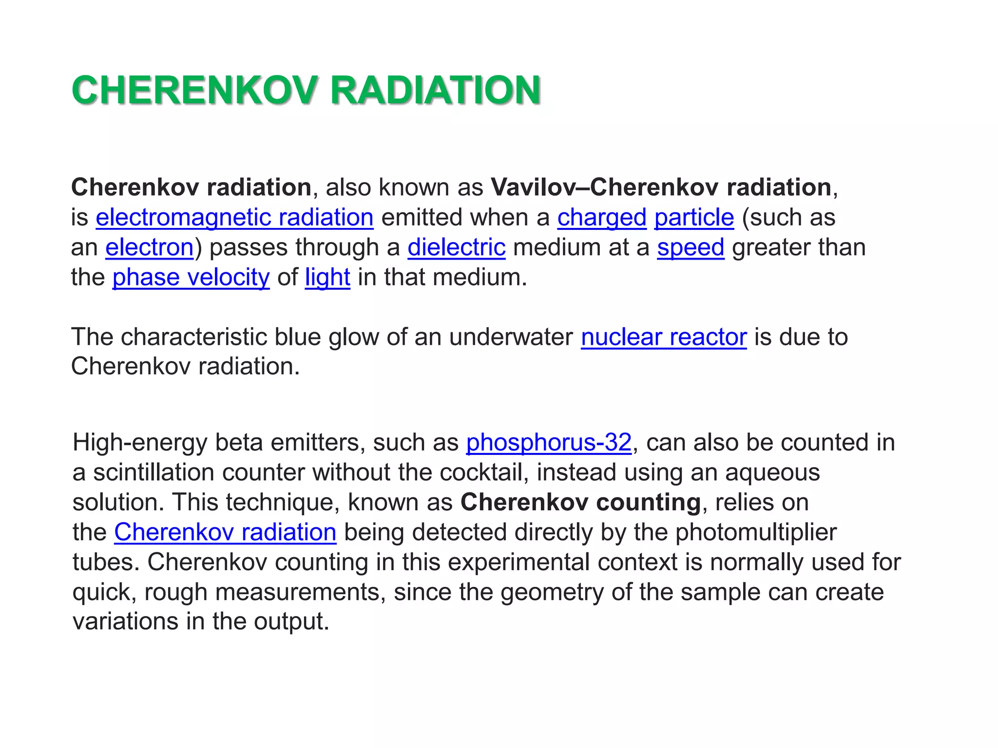 Prabhakar singh ii sem-paper v-cherenkov radiation | PDF