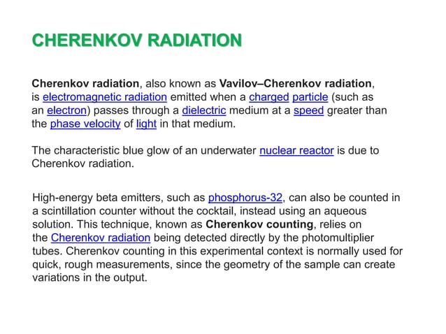 Prabhakar singh ii sem-paper v-cherenkov radiation | PDF | Physics ...