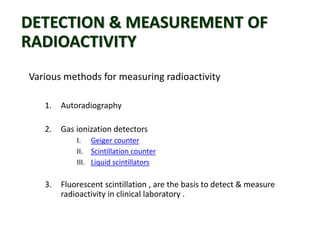 Prabhakar singh ii sem-paper v-detection & measurement of radioactivity ...