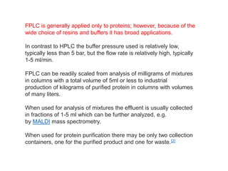 Prabhakar singh ii sem-paper v-hplc, fplc, uplc, rrlc | PPT