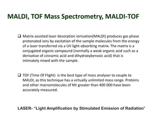 Prabhakar singh ii sem-paper v-mass spectroscopy | PPT