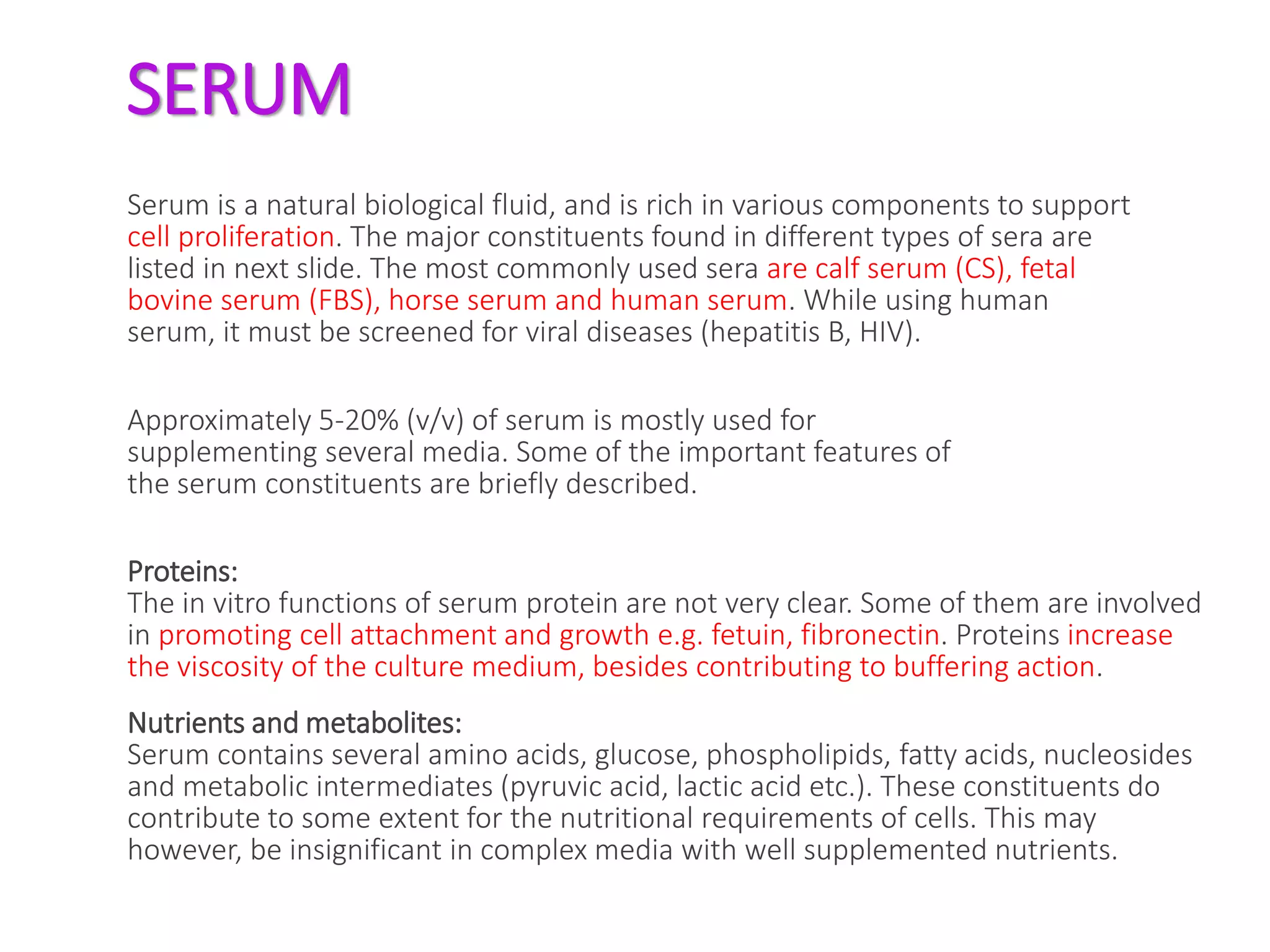 Prabhakar Singh- IV_SEM-ANIMAL CELL CULTURE MEDIA | PDF