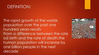 population explosion | PPTX
