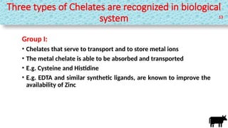 Role of Supplementation of Chelated Minerals in Ruminant Production ...
