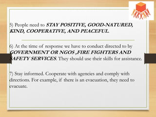 ROLE OF COMMON CITIZEN IN DISASTER RESPONSE-PRABHU | PPT