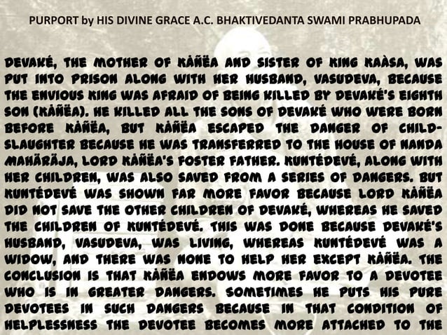 Srila Prabhupada Video Discourse Series - Verses | PPTX | Hinduism | Religion & Spirituality