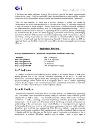 Prabir Datta Talks On Seamless Engineering In The National Convention ...