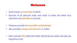 Prac-12_Urea Molasses Block.pptxyhhhjjjjhg | PPT