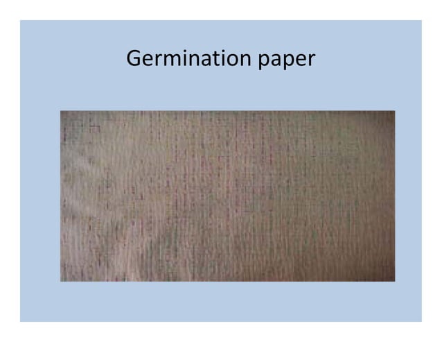 Seed Physical purity & germination tests | PDF | Gardening | Home & Garden