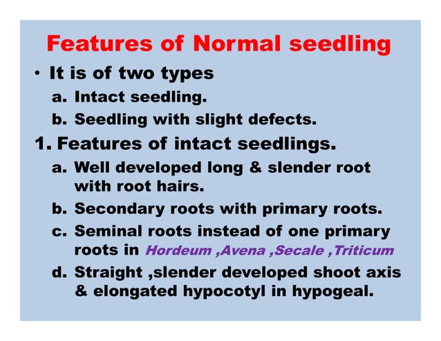 Seed Physical purity & germination tests | PDF | Gardening | Home & Garden