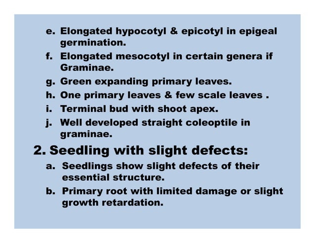 Seed Physical purity & germination tests | PDF | Gardening | Home & Garden