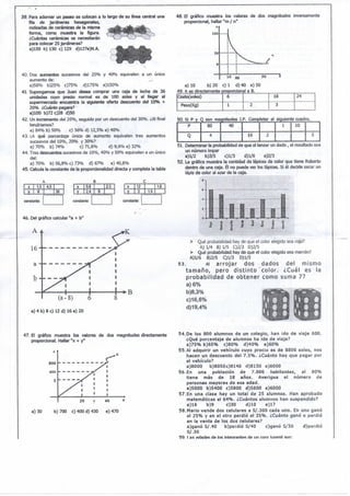 MATEMATICA EJERCICIOS 2DO | PDF