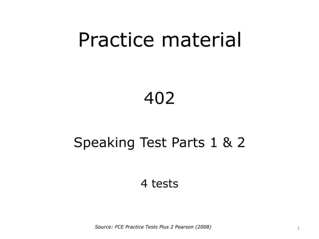 Prac 402 parts 1+2 pearson | PPT