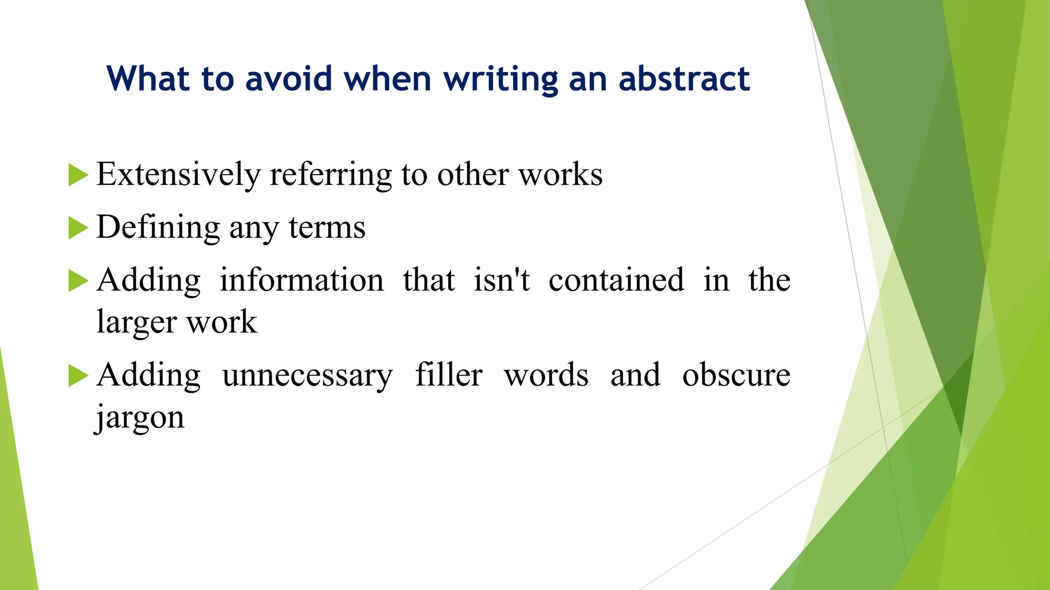 Practical task abstract types of abstract | PPTX