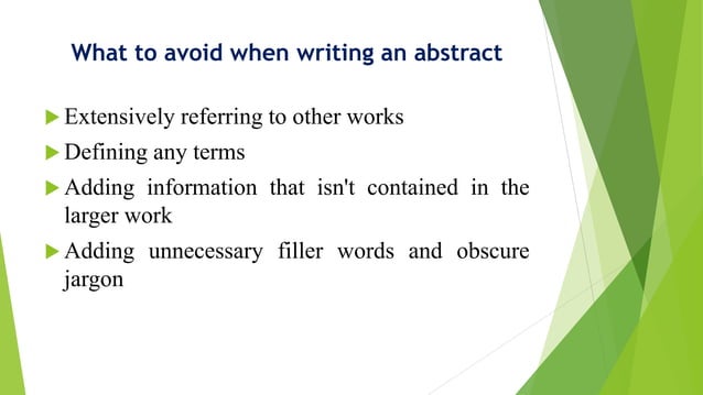Practical task abstract types of abstract | PPT