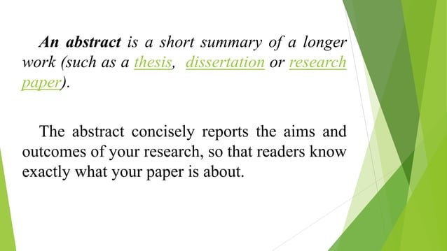 Practical task abstract types of abstract | PPT