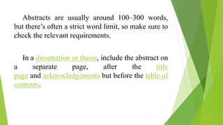 Practical task abstract types of abstract | PPTX