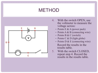 Prac - Current & voltage in a circuit | PDF
