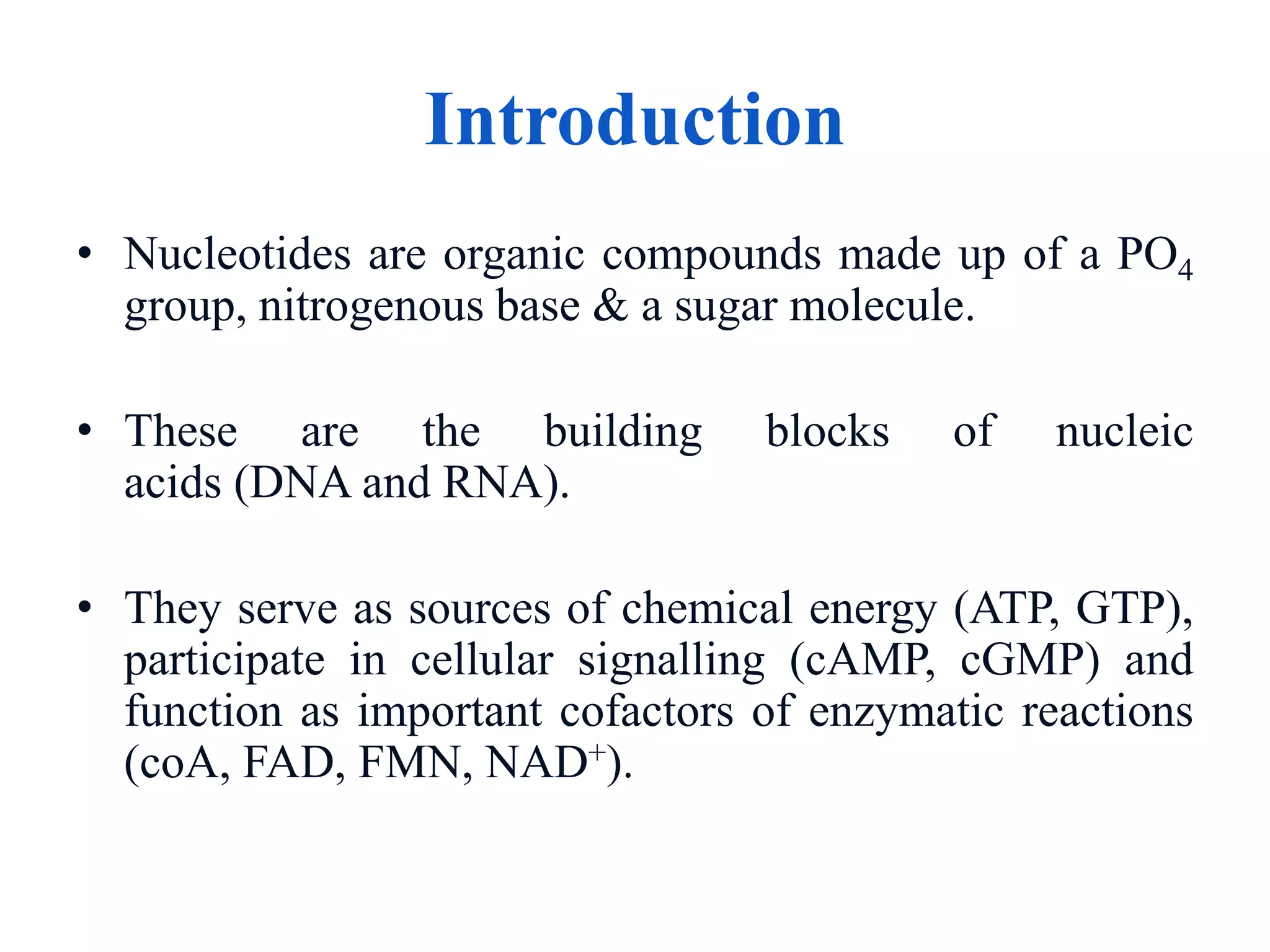 chemistry NUCLEOTIDES | PPTX