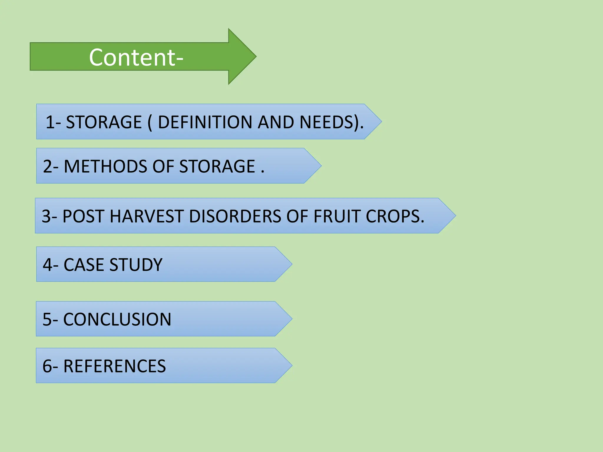 METHODS OF STORAGE AND POST HARVEST DISORDERS OF FRUIT CROPS | PPTX