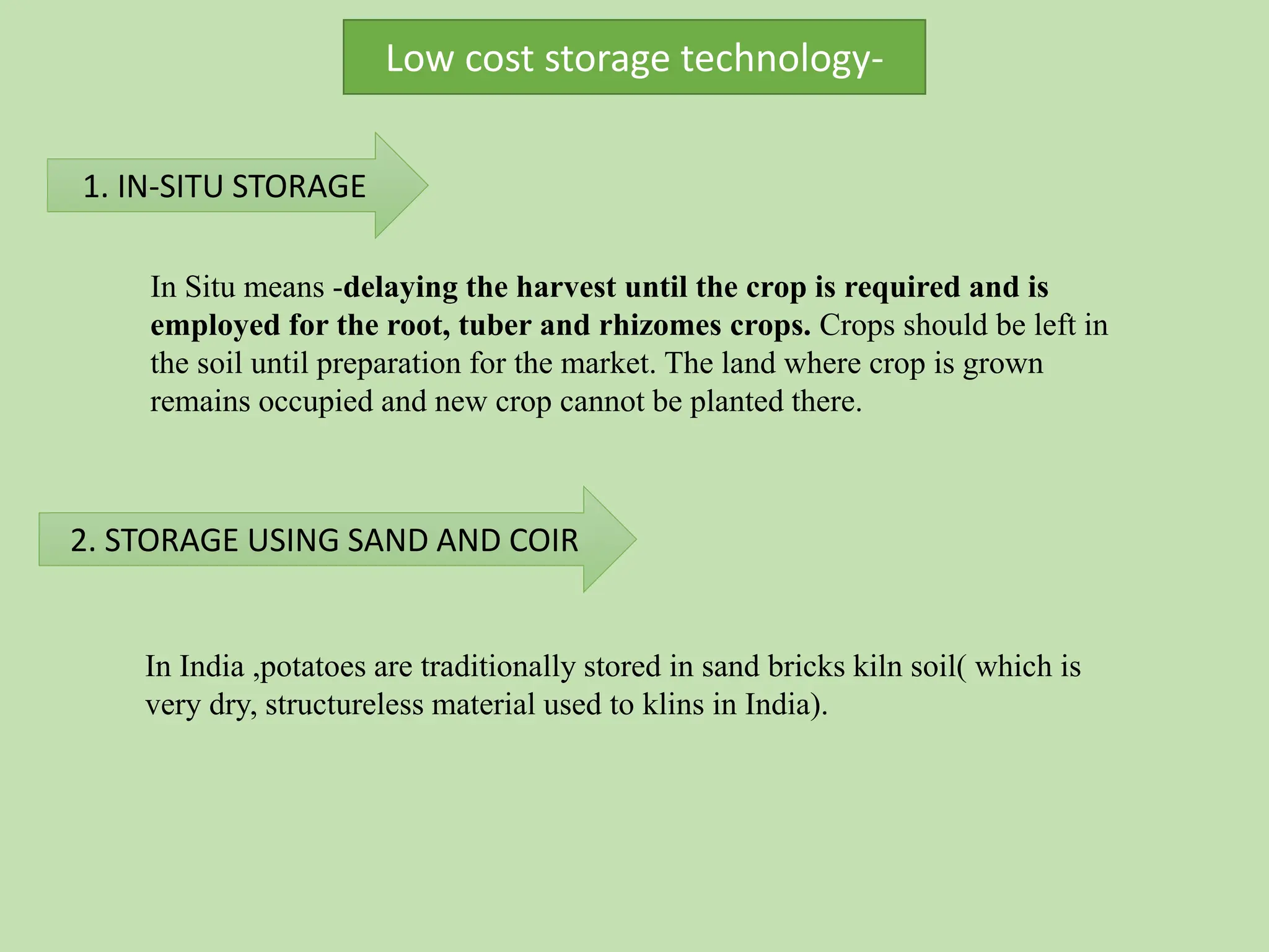 METHODS OF STORAGE AND POST HARVEST DISORDERS OF FRUIT CROPS | PPTX