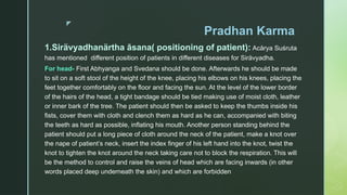 prachhna and siravyadha in ayurveda raktamokshana treatment | PPTX