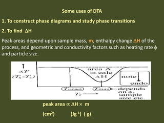 DIFFERENTIAL THERMAL ANALYSIS & DIFFERENTIAL SCANNING CALORIMETRY | PPTX