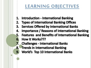 International Banking | PPTX