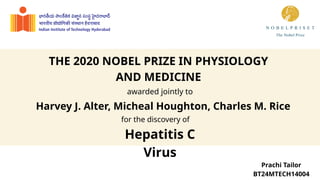 Noble prize 2020 for discovering hepatitis C | PPT