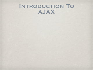 Pracitcal AJAX | PPT