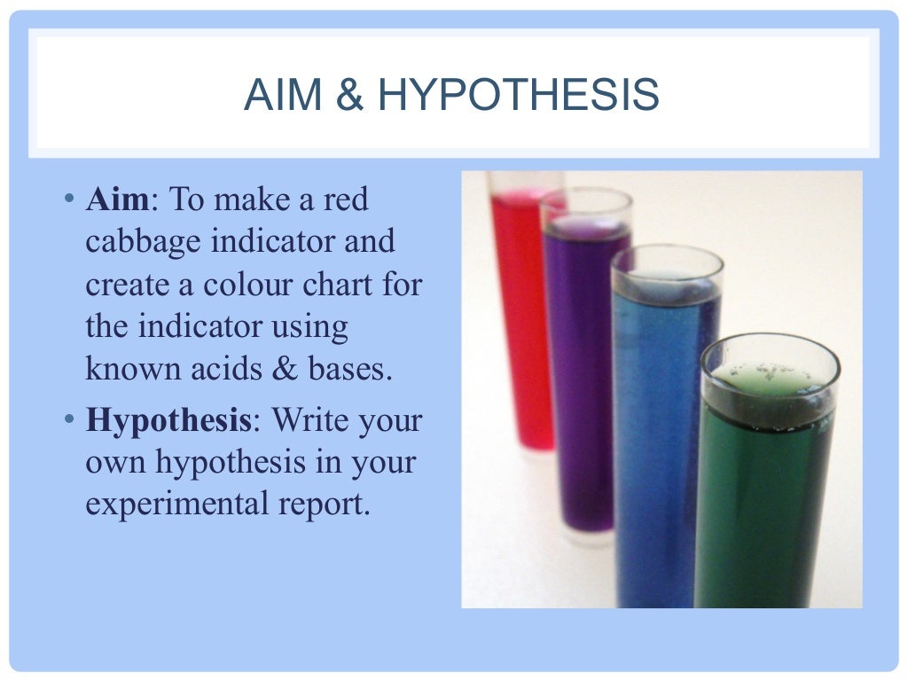 Prac - Making a red cabbage indicator
