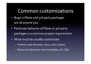 Pragmatic plone projects | PPT