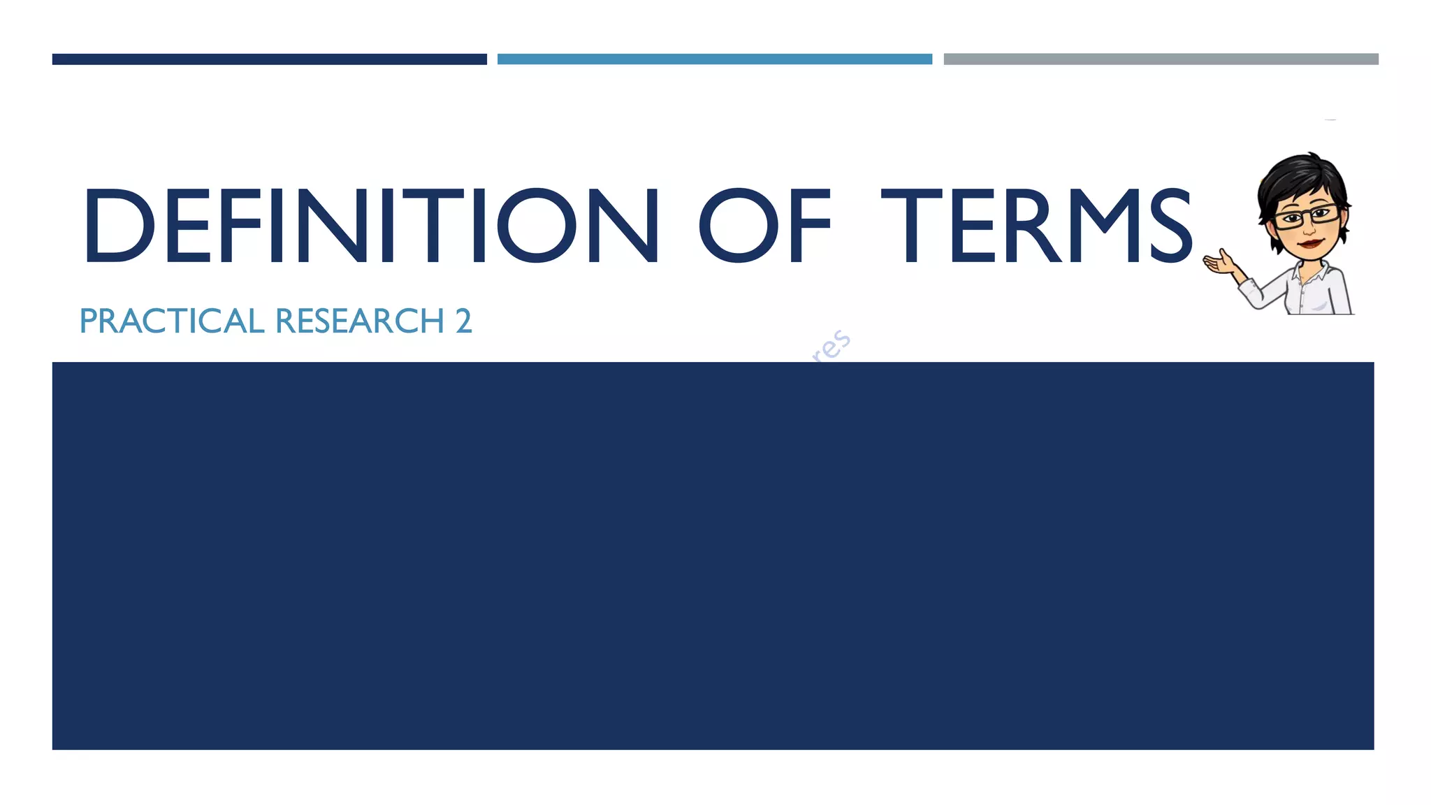 How to define terms | PDF