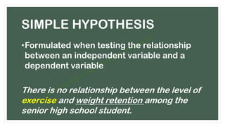 Hypothesis | PDF