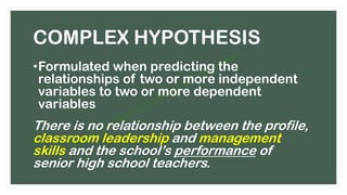 Hypothesis | PDF