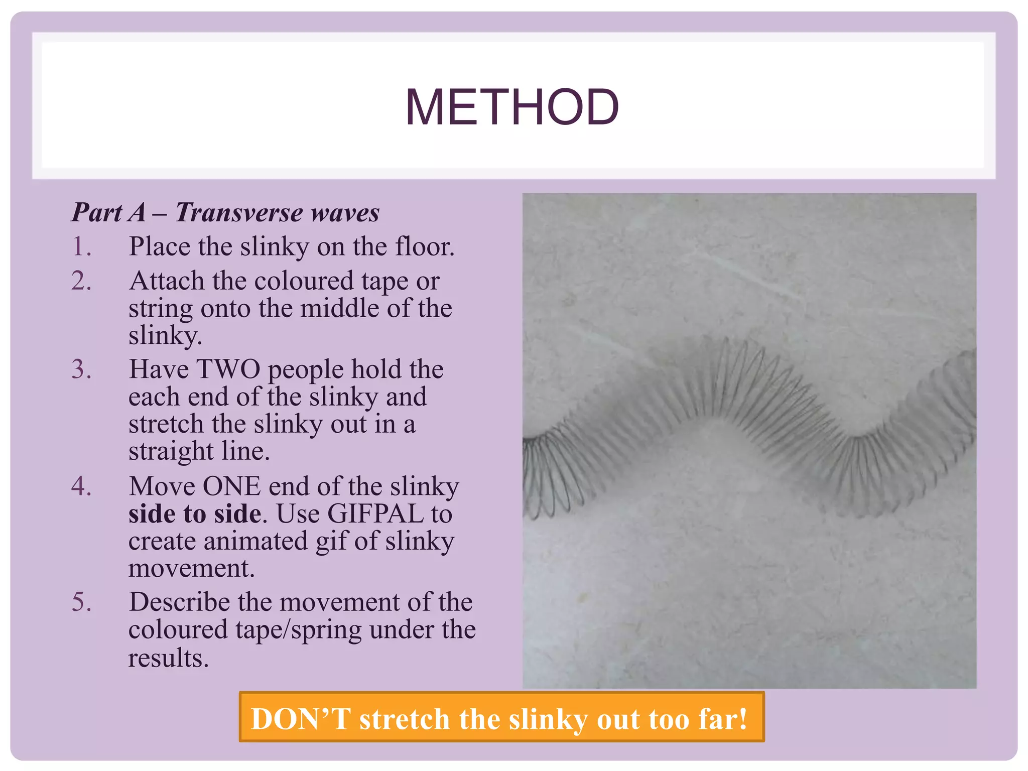 Prac - Waves in a slinky | PDF