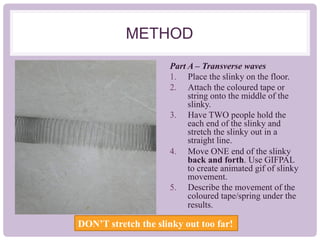 Prac - Waves in a slinky | PDF