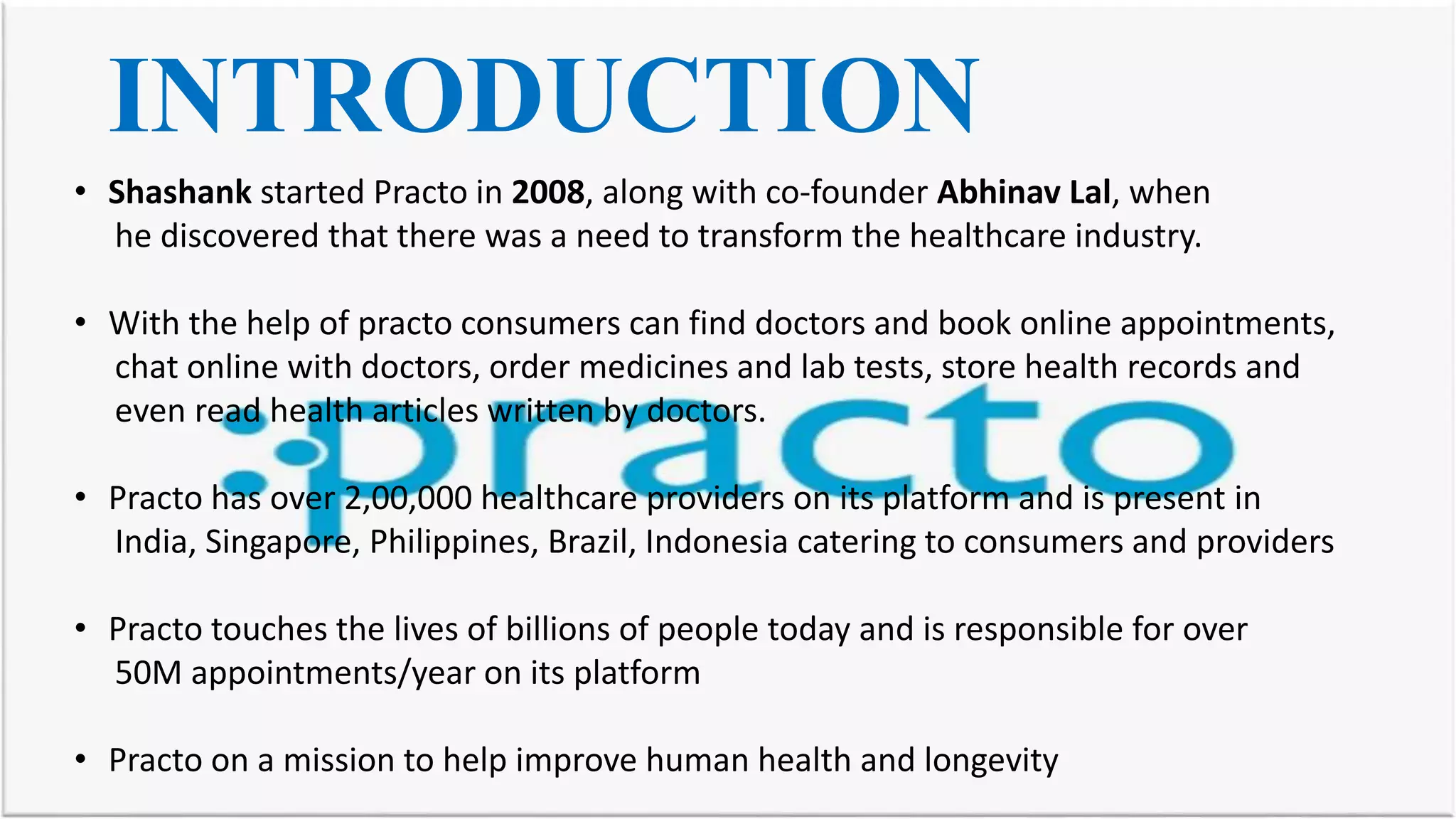 Practo- Medical Application | PPT