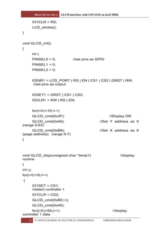Displaying Animated Images on GLCD display with LPC2148 Microcontroller | PDF | Computing ...