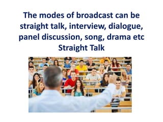 Pract 3 Script writing for radio | PPTX