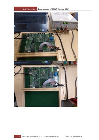 Analog To Digital Conversion (ADC) Programming in LPC2148 | PDF