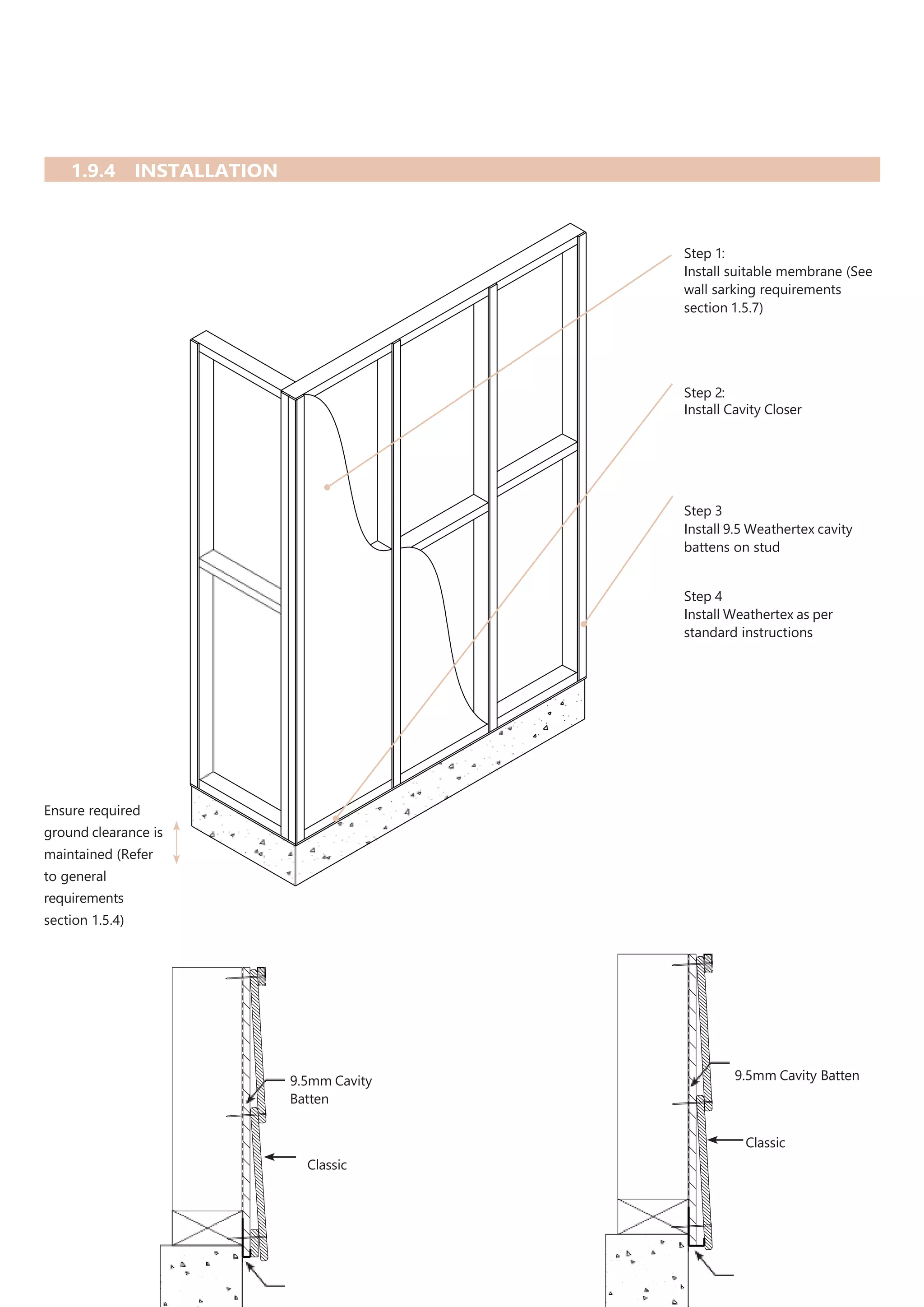 Practical assessment 2 - Install horizontal weatherboards to internal ...