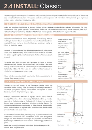 Practical assessment 2 - Install horizontal weatherboards to internal ...